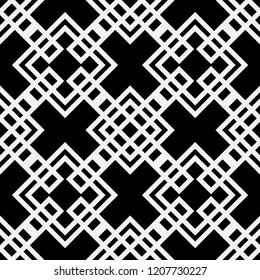 Art Deco Black White Texture Seamless Stock Vector (Royalty Free ...