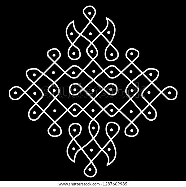 Art Form Originating Indian Subcontinent Which Stock Vector (Royalty ...