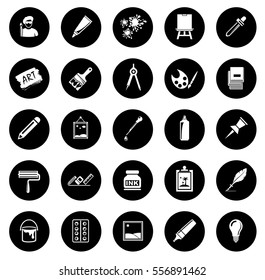 Art Icons Set Stock Vector (Royalty Free) 556891462 | Shutterstock