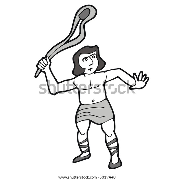 Art Illustration Bw Biblical David Stock Vector (Royalty Free) 5819440 ...