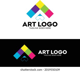 Art Letter Logo Design Template Stock Vector (Royalty Free) 2019550109 ...