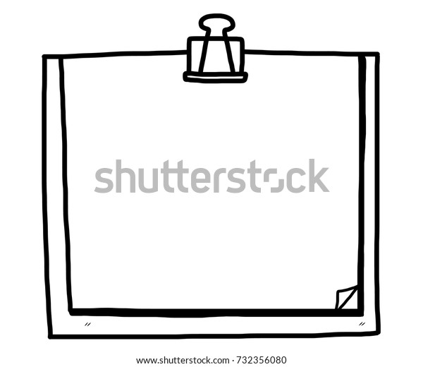 Art Paper Cartoon Vector Illustration Black Stock Vector (Royalty Free ...