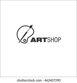 Art Shop Logo Stock Vector (Royalty Free) 462407290 | Shutterstock