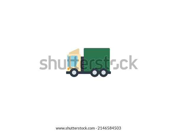 Vector de Camión Articulado Emoticon Aislado.: vector de stock (libre ...