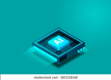 Artificial Intelligence Icon Ai Chip Brain Stock Vector (Royalty Free) 1821232757 | Shutterstock
