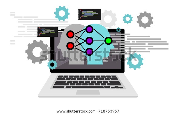 Artificial Intelligence Programming Language Code Scripting 库存矢量图(免版税)718753957 Shutterstock 0887