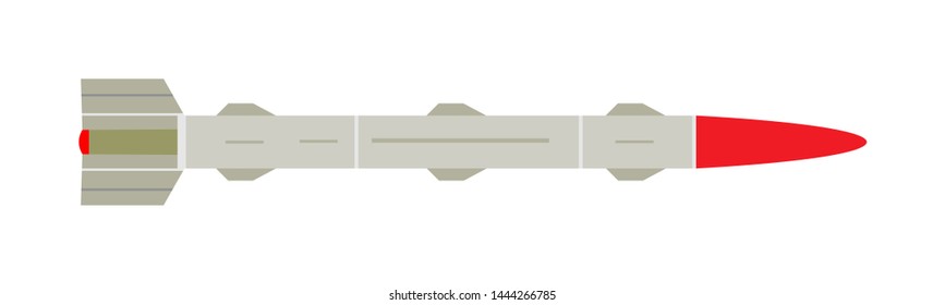 Artillery Rocket Launcher Vector Illustration Rocket Stock Vector ...