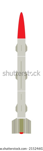 Artillery Rocket Launcher Vector Illustration Rocket: เวกเตอร์สต็อก ...