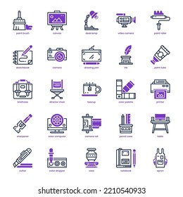 Artis Studio Icon Pack Your Website Stock Vector (Royalty Free ...