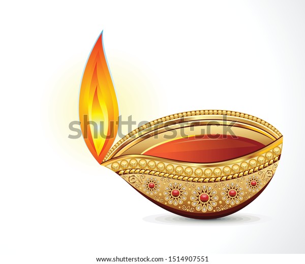 Artistic Creative Diwali Deepak Vector Illustration Stock Vector ... Artistic Creative Diwali Deepak Vector Illustration Stock Vector ...