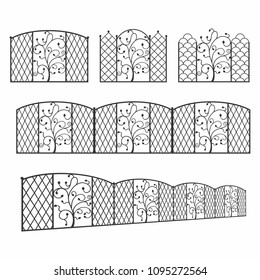 Artistic Forging_metal Grating Stock Vector (Royalty Free) 1095272564 ...