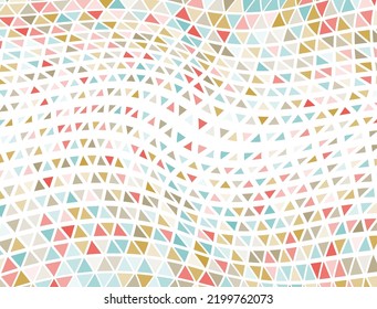 Artistic Triangles Halftone Texture Fade Triangular Stock Vector ...