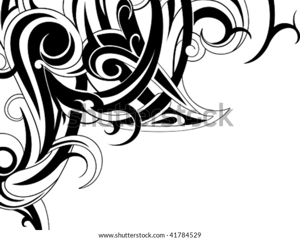 Artistic Tribal Shapes Stock Vector (Royalty Free) 41784529