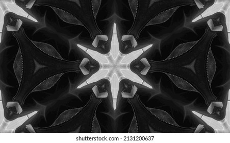 Arts Abstract Pattern Black White Stock Vector (Royalty Free ...
