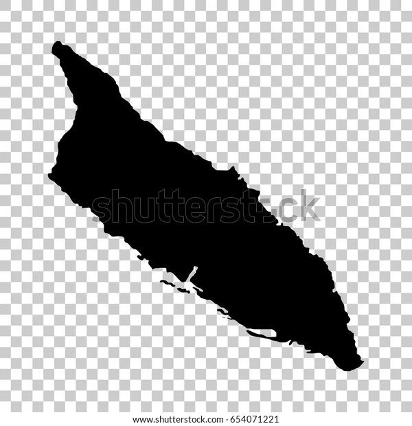 Aruba map isolated on transparent background. Black map for your design ...