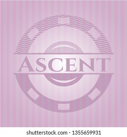 Ascent Retro Pink Emblem Stock Vector (Royalty Free) 1355659931 ...