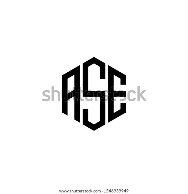 Ase Letter Logo Design Polygon Monogram Stock Vector (Royalty Free ...