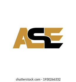 Ase Letter Monogram Logo Design Vector Stock Vector (Royalty Free ...