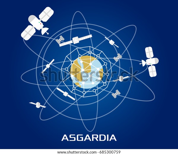 Asgardia Vote Process Create Nation Country 스톡 벡터(로열티 프리) 685300759