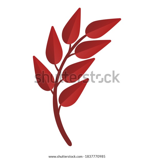 Ash Tree Leaf Icon Cartoon Ash Stock Vector (Royalty Free) 1837770985 ...