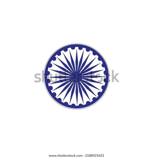 Ashok Chakra Vector Illustration Vector Stock Vector (Royalty Free ...