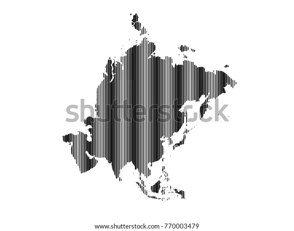 Asia Map Background Asia Community Maplines: เวกเตอร์สต็อก (ปลอดค่า ...