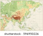 Elevation map of Asia image - Free stock photo - Public Domain photo ...