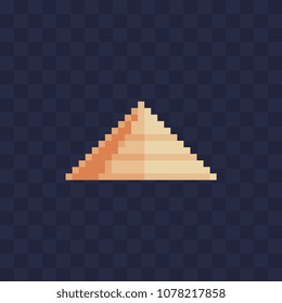 Asian Conical Straw Hat Pixel Art Stock Vector (Royalty Free ...