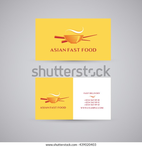 Asian Food Cookware Kitchenware Restaurant Logo Stock Vector (Royalty ...