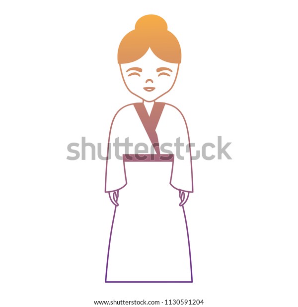 Asian Girl Design Stock Vector (Royalty Free) 1130591204 | Shutterstock