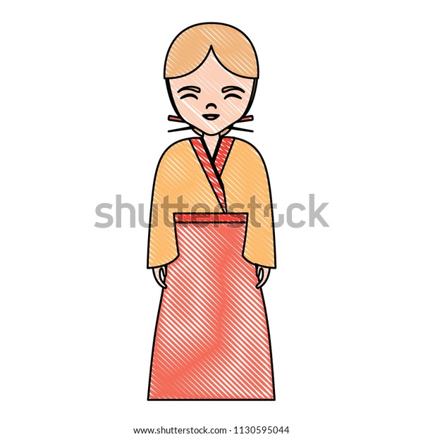 Asian Girl Design Stock Vector (Royalty Free) 1130595044 | Shutterstock