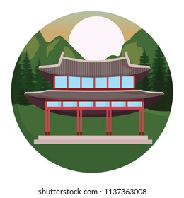 Asian Landmark Design Stock Vector (Royalty Free) 1137363008 | Shutterstock