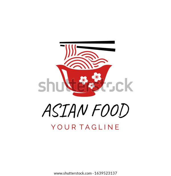 Asian Restaurant Logo Your Culinary Business Stock Vector (Royalty Free ...