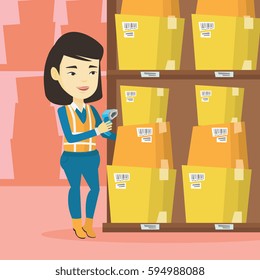 442 Cartoon people checking boxes in warehouse Images, Stock Photos ...