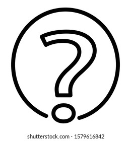 Ask Icon Outline Vector Design Stock Vector (Royalty Free) 1579616842 ...