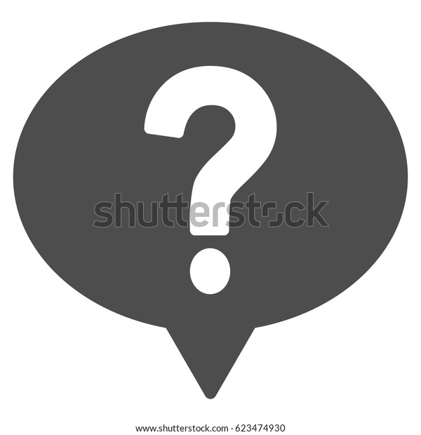 Ask Vector Pictogram Illustration Style Flat 스톡 벡터(로열티 프리) 623474930 ...