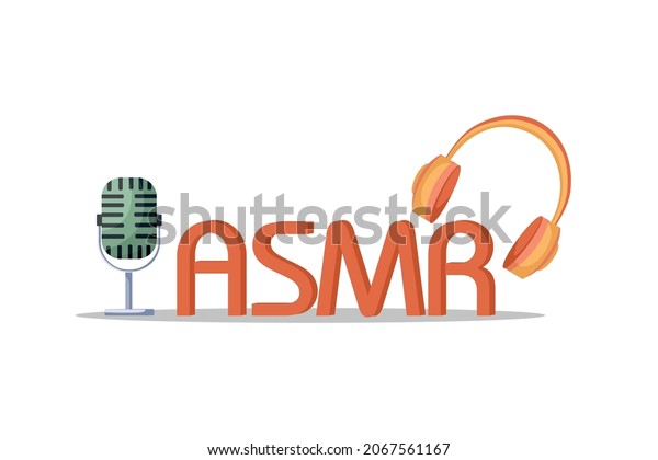 Asmr Logo Splash Screen Autonomous Sensory Stock Vector (Royalty Free ...