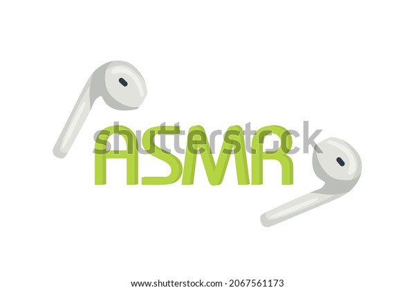 Asmr Logo Splash Screen Autonomous Sensory Stock Vector (Royalty Free ...