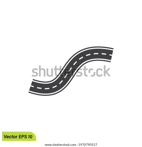 Asphalt Icon Road Symbol Vector Illustration Stock Vector (Royalty Free ...