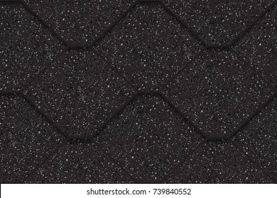 Asphalt Roof Shingles Seamless Pattern Polygons Stock Vector (Royalty ...