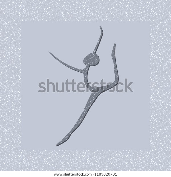 Asphalt Silhouette Dancer Stock Vector (Royalty Free) 1183820731 ...