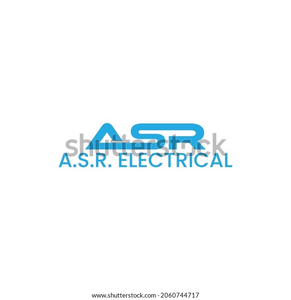 Asr Letter Logo Design Template Stock Vector (Royalty Free) 2060744717 ...