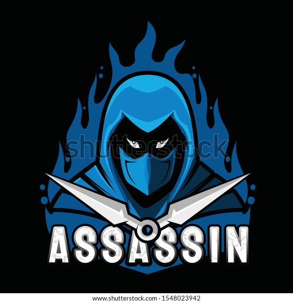 Assassin Sports Logo Concept Mascot Vector Stock Vector (Royalty Free ... Assassin Sports Logo Concept Mascot Vector Stock Vector (Royalty Free ...