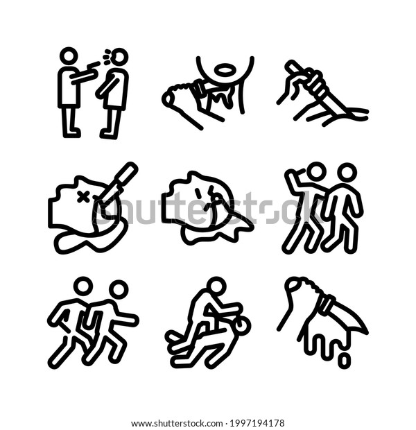 Assassination Icon Logo Isolated Sign Symbol Stock Vector (Royalty Free ...