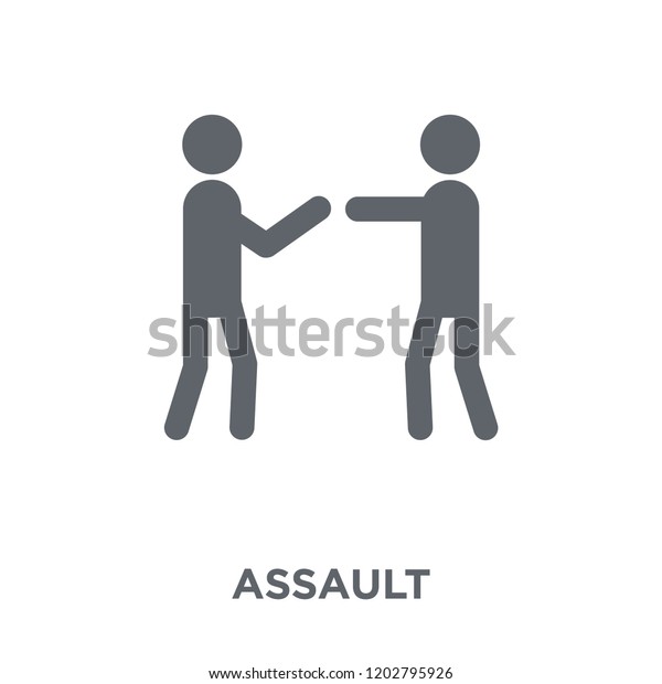 Assault Icon Assault Design Concept Army Stock Vector (Royalty Free ...