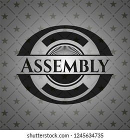 Assembly Dark Emblem Retro Stock Vector (Royalty Free) 1245634735 ...