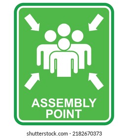 661 Assembly area icon Images, Stock Photos & Vectors | Shutterstock