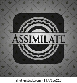 Assimilate Dark Badge Stock Vector (Royalty Free) 1377656210