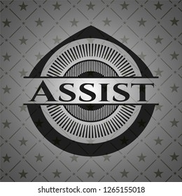 Assist Realistic Dark Emblem Stock Vector (Royalty Free) 1265155018 ...