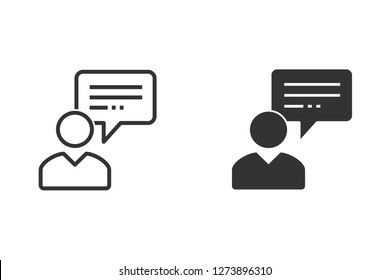 Assistance Vector Icon Black Illustration Isolated Stock Vector ...